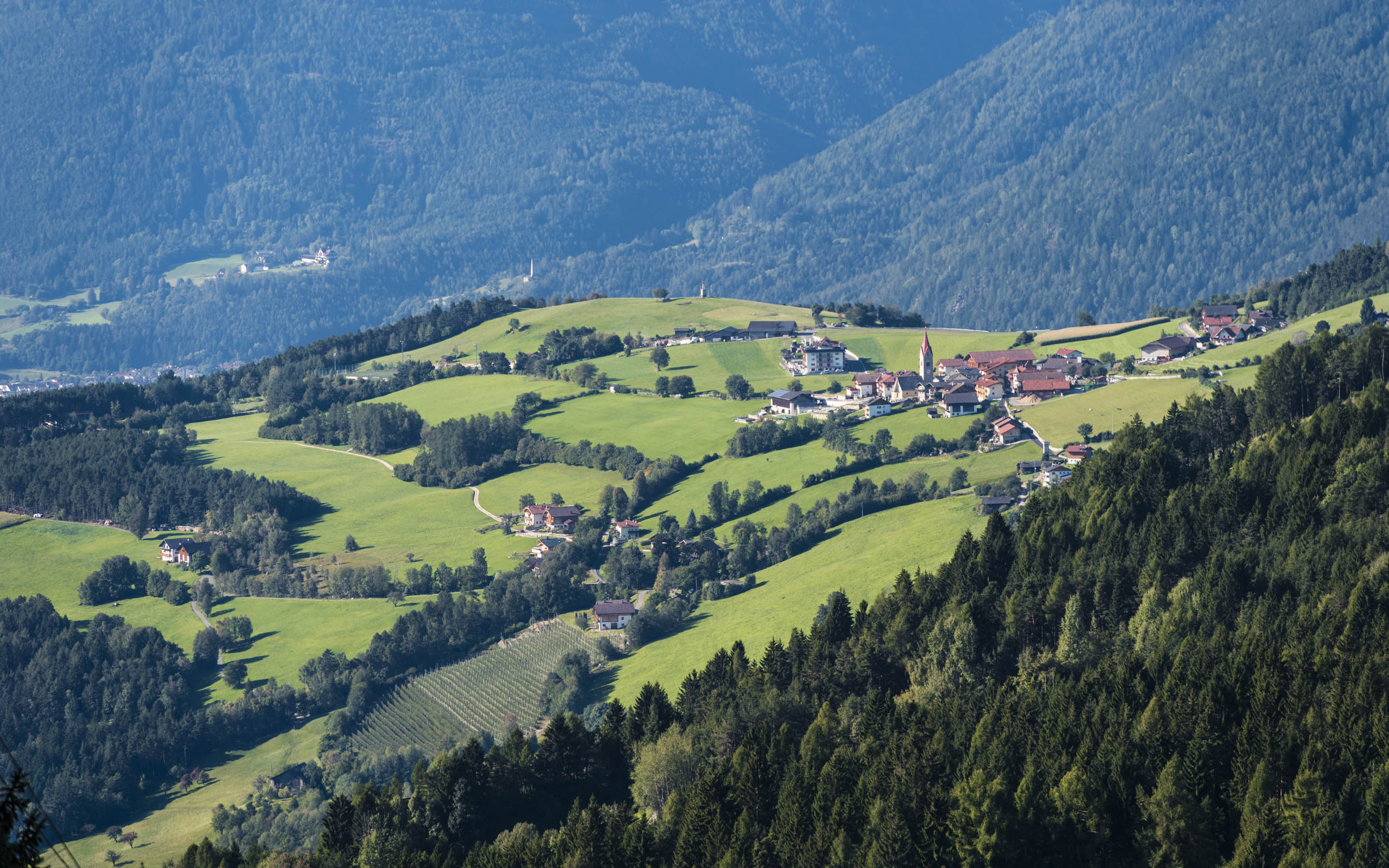Das Bergdorf Spinges